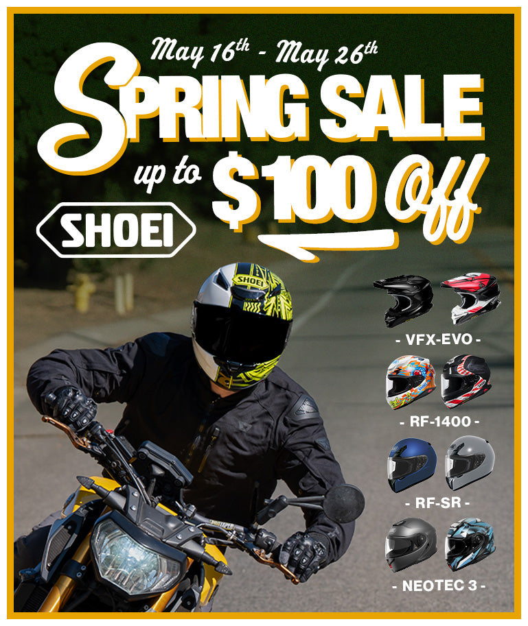 Shoei RF-1400 Helmet Memorial Day Sale – Motor Psycho Sport
