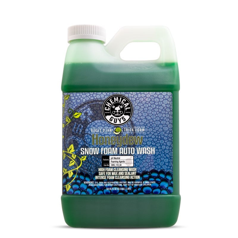 Chemical Guys Honeydew Snow Foam Auto Wash Cleansing Shampoo - 64oz ...